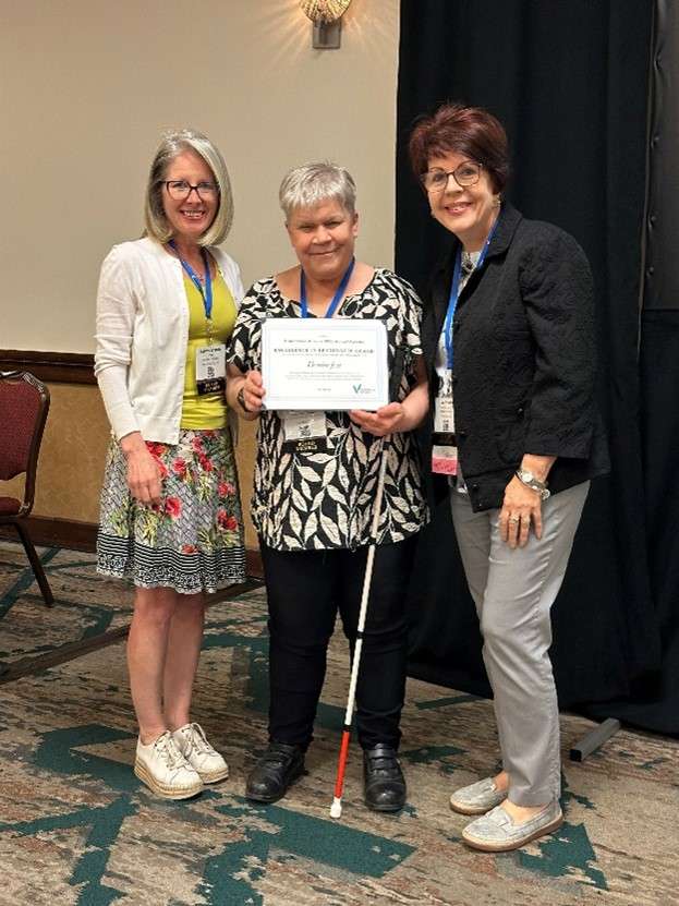 Executive Director Denise Jess Honored with Awards from VisionServe ...